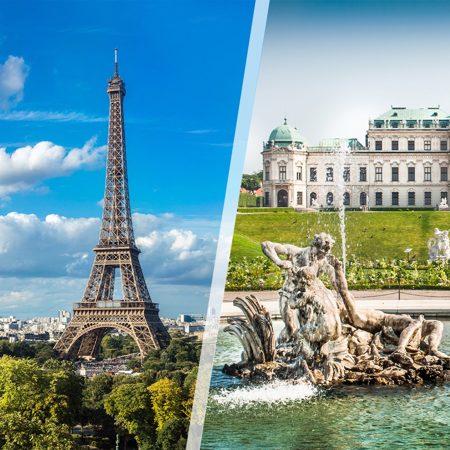 Francia y Austria: París y Viena . El mejor precio en Logitravel.