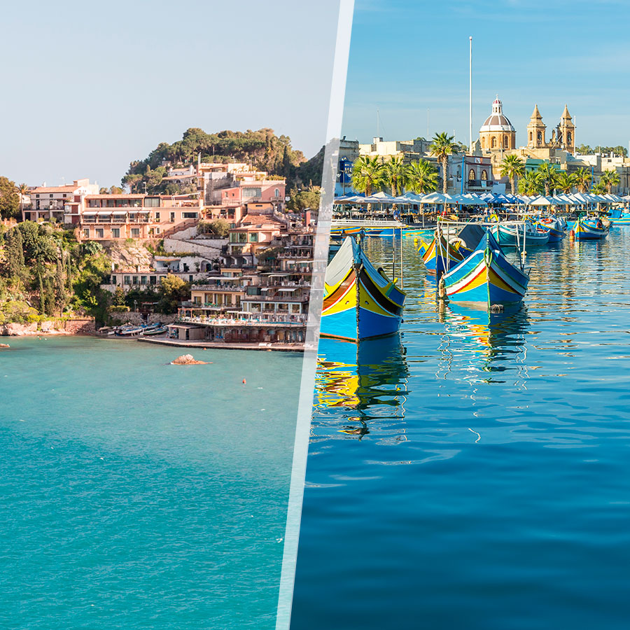 Malta e Italia (Sicilia): Malta y Costa Oriental de Catania desde 433 ...