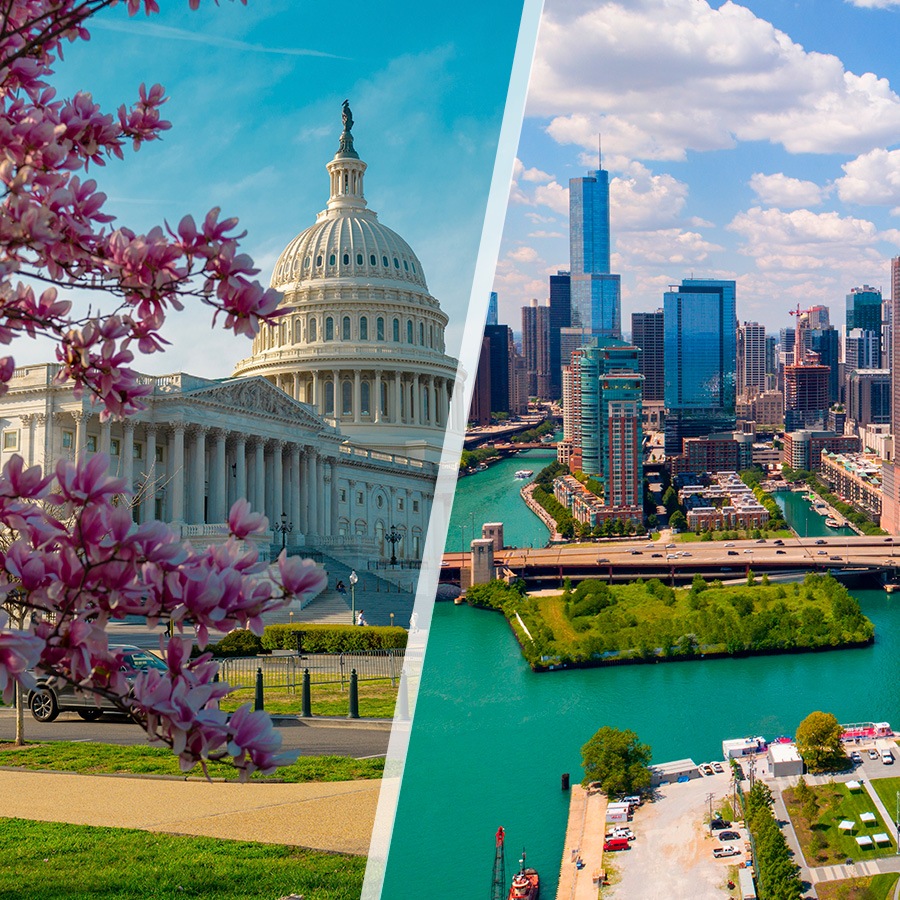 EEUU: Washington DC y Chicago . El mejor precio en Logitravel.