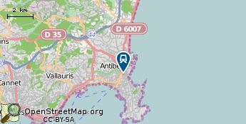 Trains gare de Antibes (Gare D´Antibes Ville).Billets de train pas cher